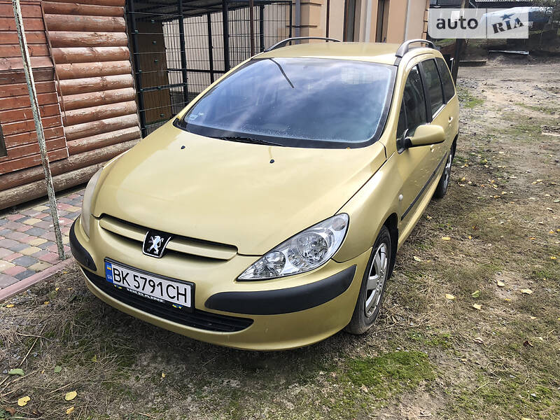AUTO.RIA – Продам Пежо 307 2003 (BK5791CH) дизель 2.0 універсал бу у Рівному, ціна 3250 ...